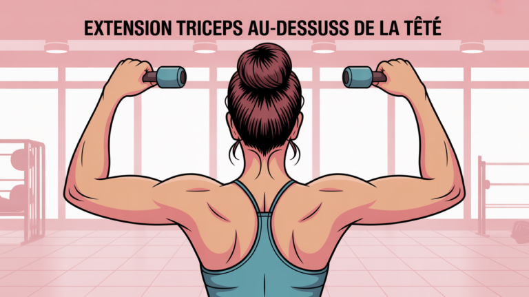Extensions triceps au-dessus de la tête : technique, variant